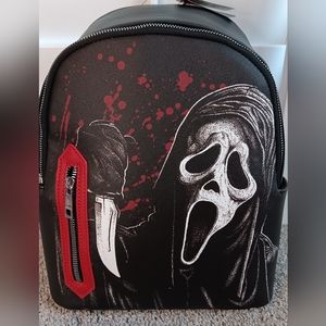 Loungefly | Bags | New Bioworld Ghostface Mini Backpack Scream ...